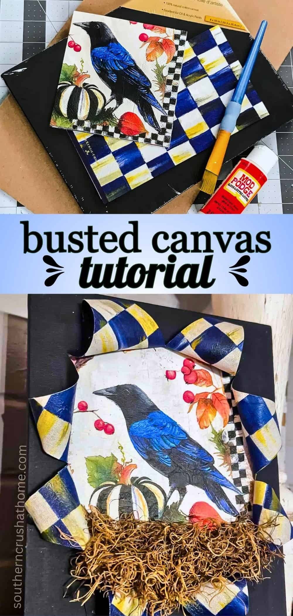 How to Make a Busted Canvas + 25 Busted Canvas Ideas - Southern Crush at Home (2024)