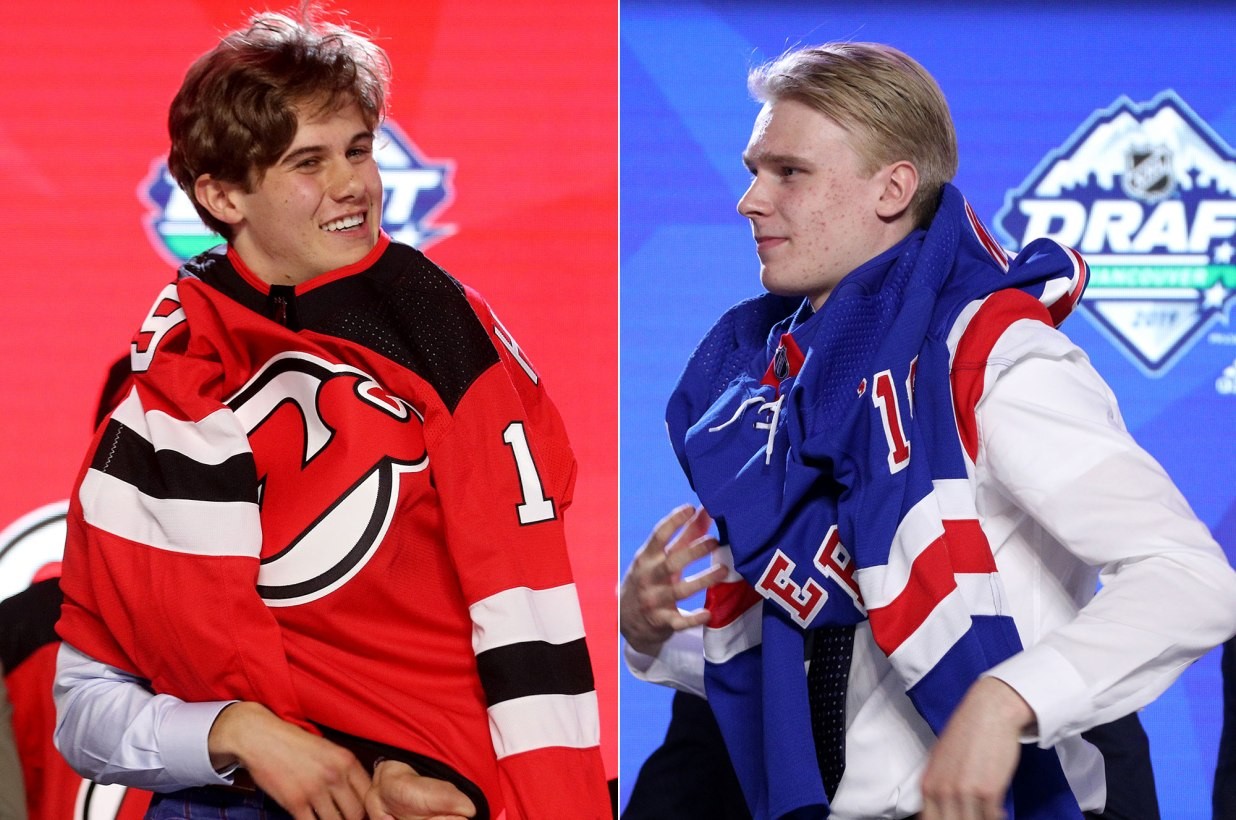 Hype Starts Now As Jack Hughes Kaapo Kakko Go 1 2 In NHL Draft