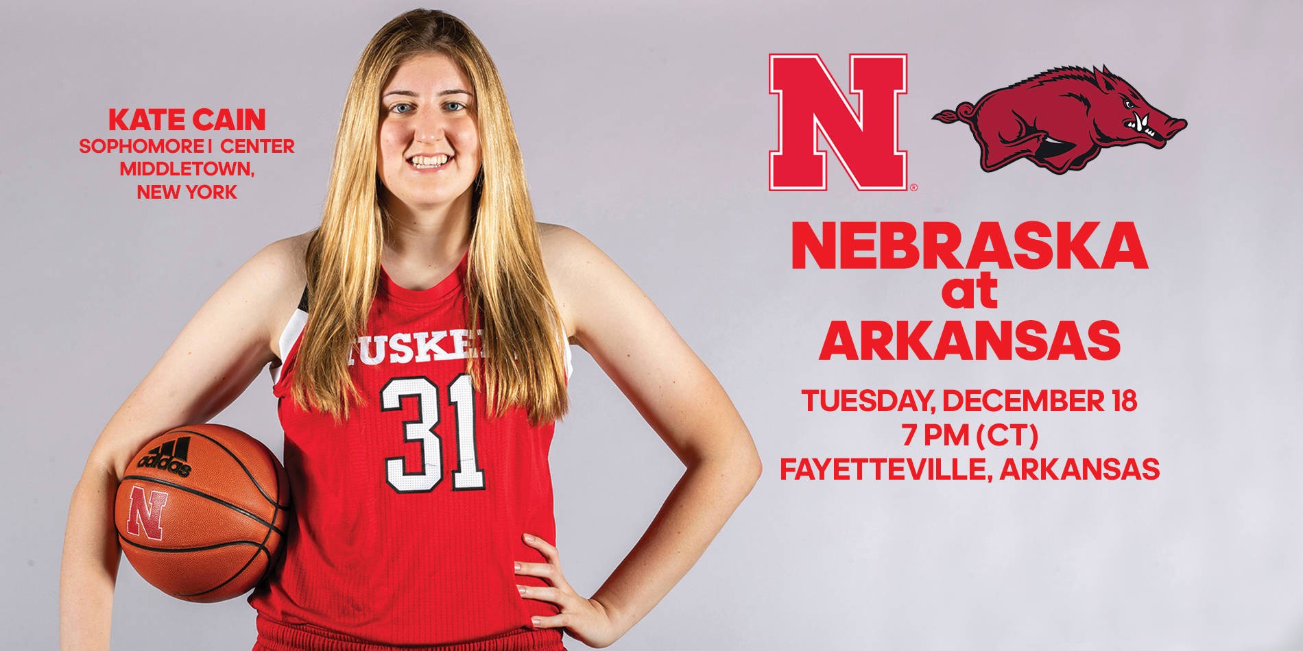 Huskers Close Non-Conference Play at Arkansas Huskers Close Non-Conference Play at Arkansas