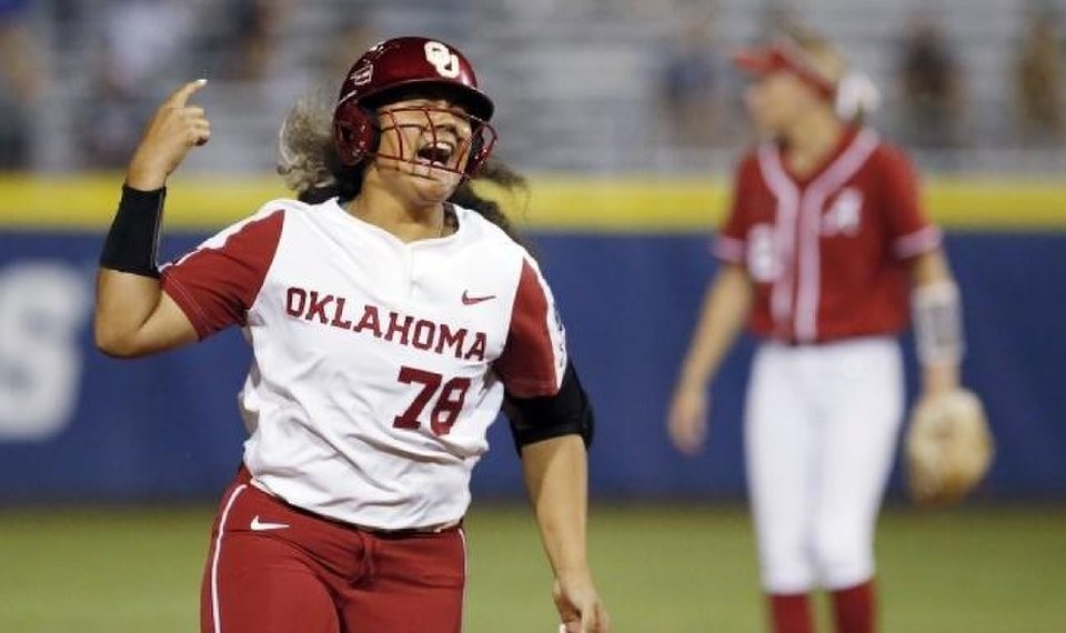 Jocelyn Alos Epic Home Run Ignites Oklahoma Softball Team Past Alabama