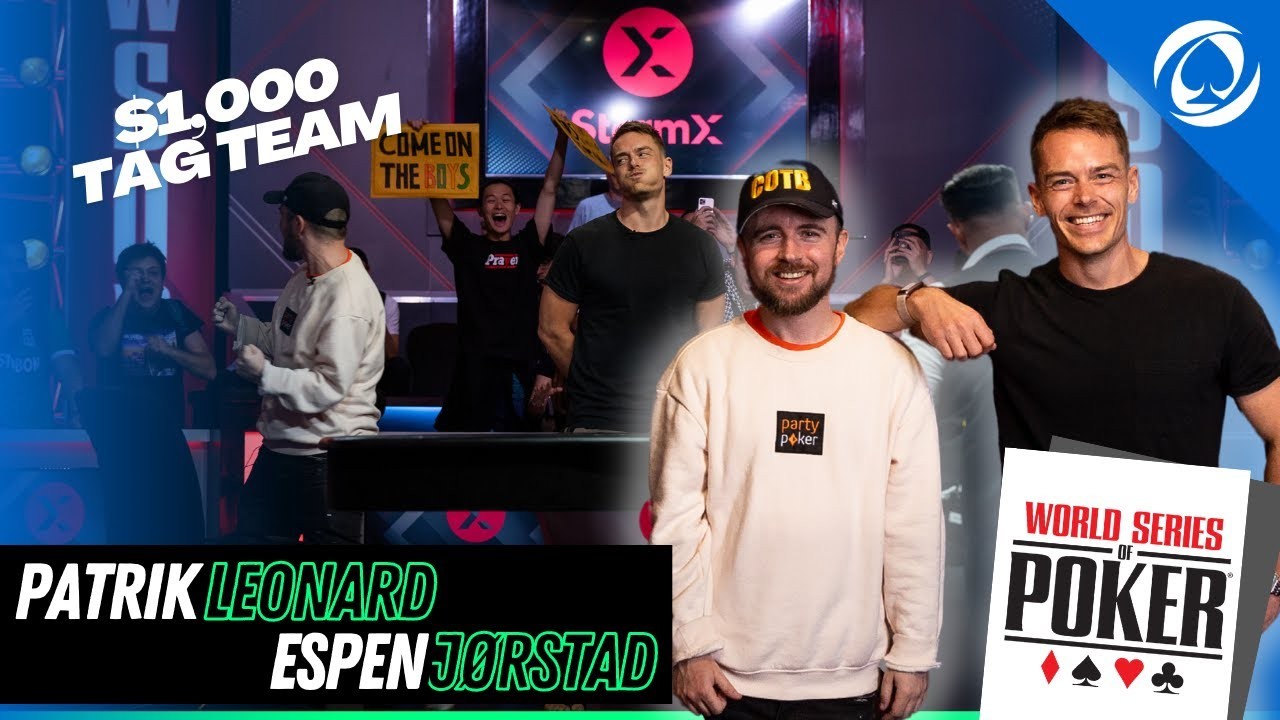 LEONARD AND JORSTAD GET THEIR FIRST BRACELETS | $1,000 Tag Team Winners ... LEONARD AND JORSTAD GET THEIR FIRST BRACELETS | $1,000 Tag Team Winners ...