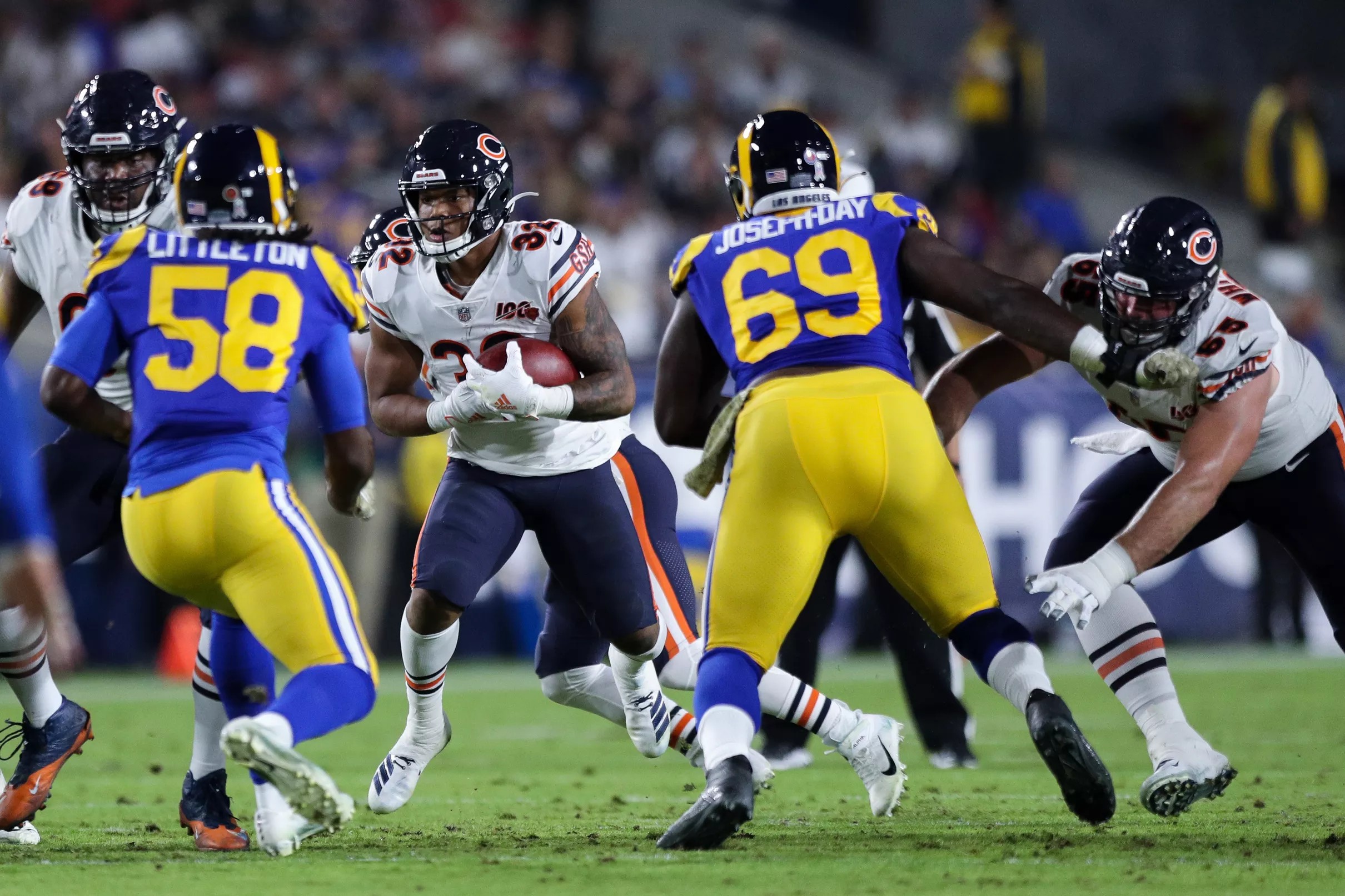 Bears RB David Montgomery plays after being game-time decision Bears RB David Montgomery plays after being game-time decision