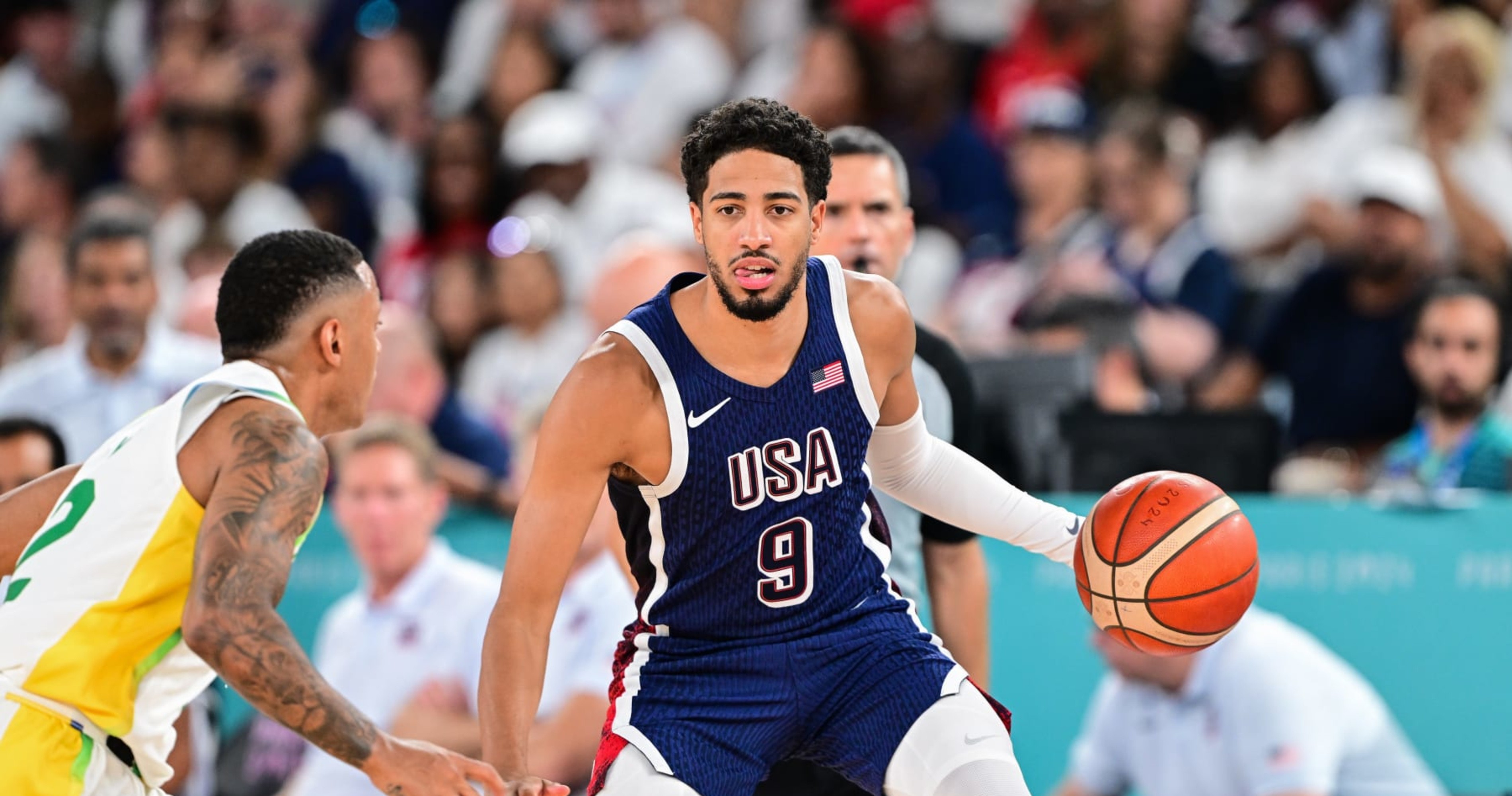 ESPN: Tyrese Haliburton's MRI on Leg Injury Wasn't Announced by Team USA in Olympics