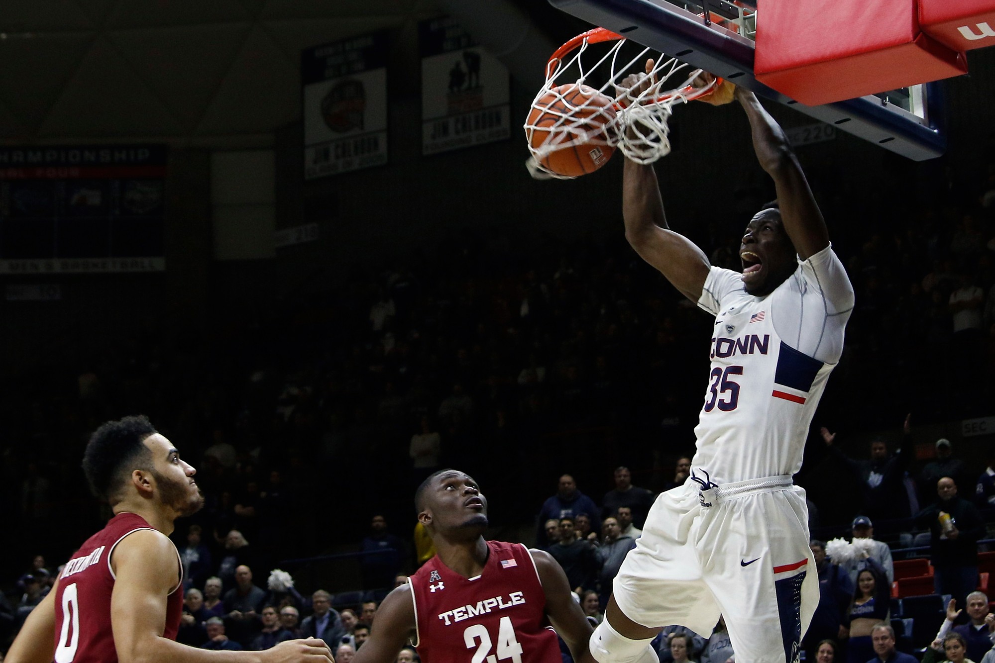 Photos-MBB: Temple Owls @ UConn Huskies - 1/11/17 Photos-MBB: Temple Owls @ UConn Huskies - 1/11/17