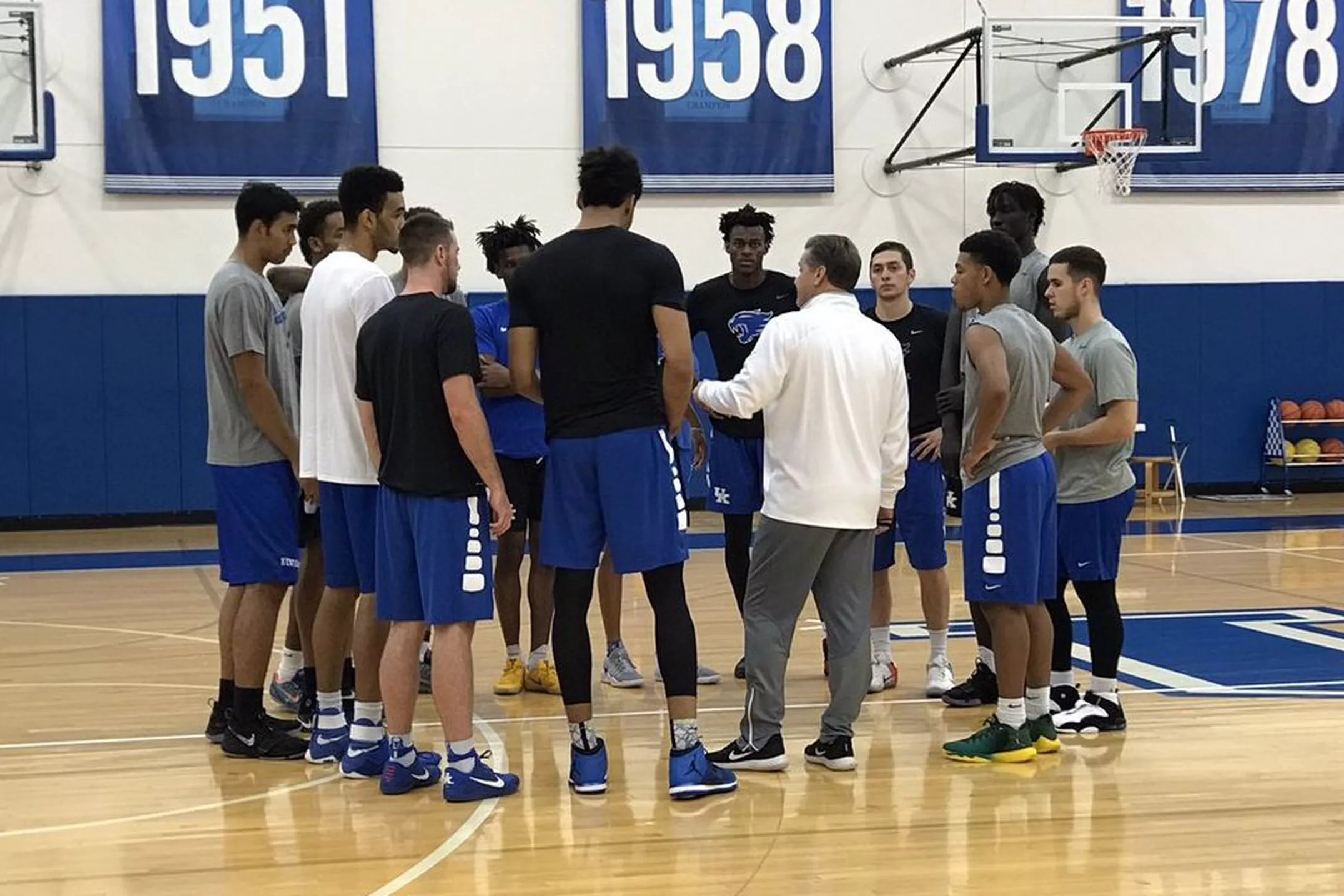 Kentucky Basketball Practice Report