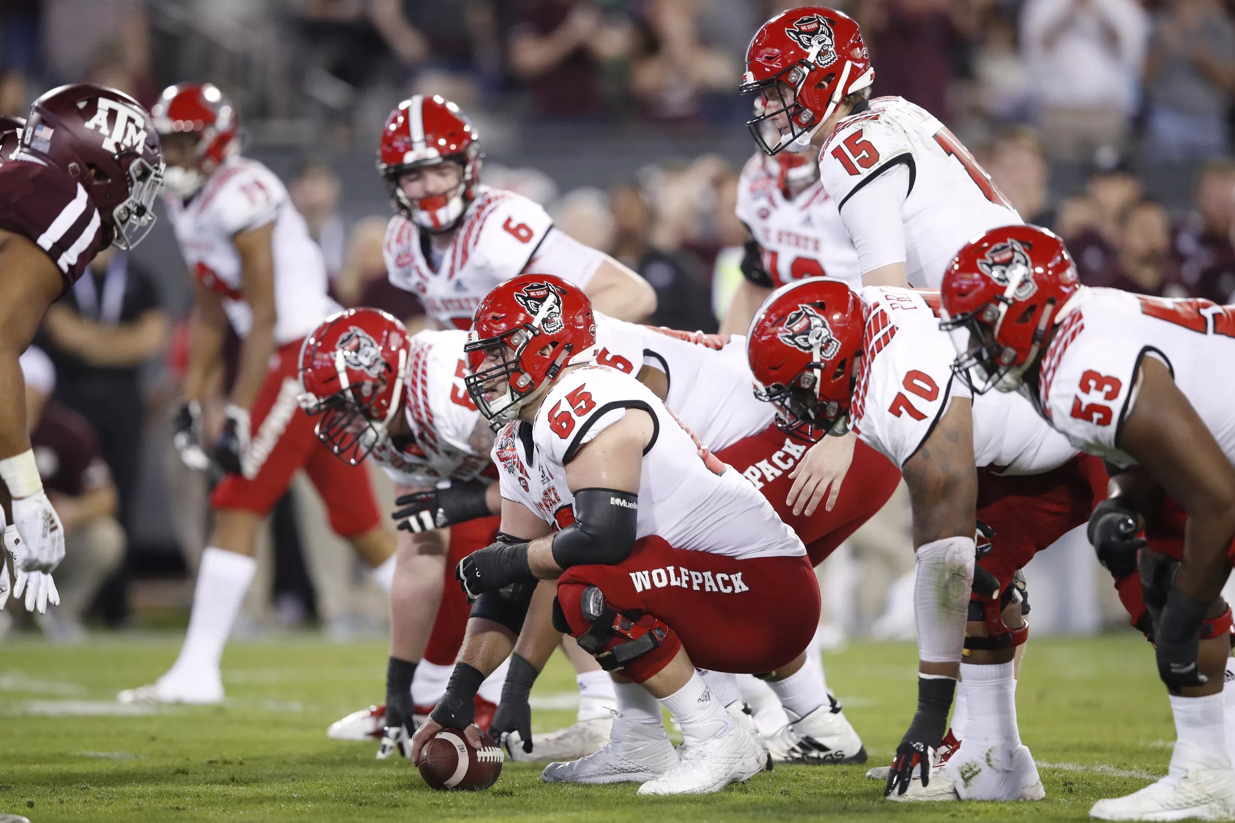 NC State’s offensive line transitions into a new era with good pieces in place