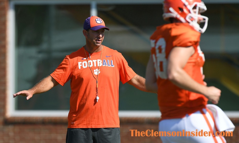 Swinney Monday Practice Report Swinney Monday Practice Report