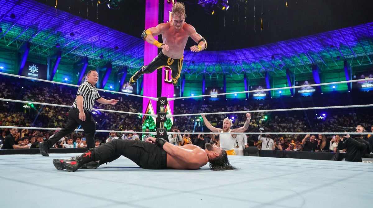Logan Paul Delivers Star-Making Performance vs. Roman Reigns at WWE ’Crown Jewel’