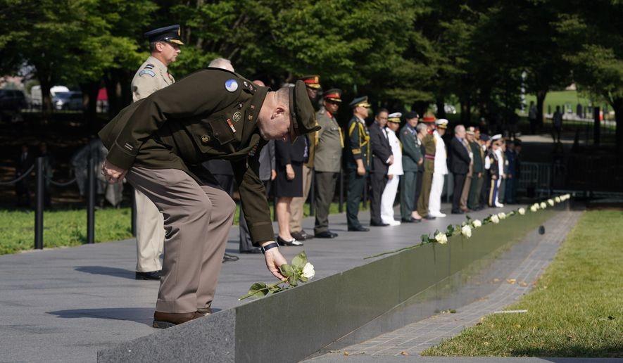 Korean War veterans honor the fallen at dedication of memorial wall