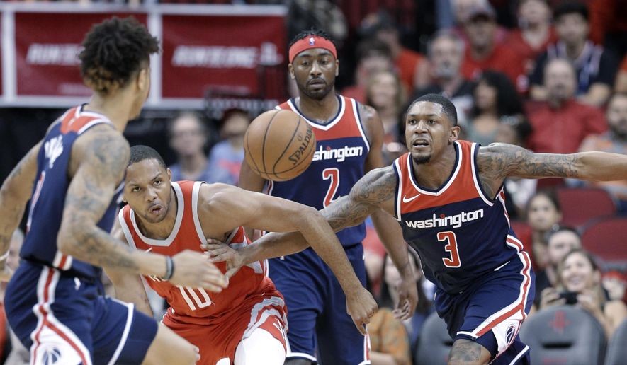 James Harden just misses triple-double, Rockets rout Wizards