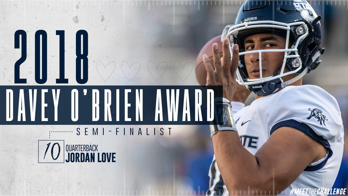 USU football: Jordan Love named a Davey O’Brien Award semifinalist