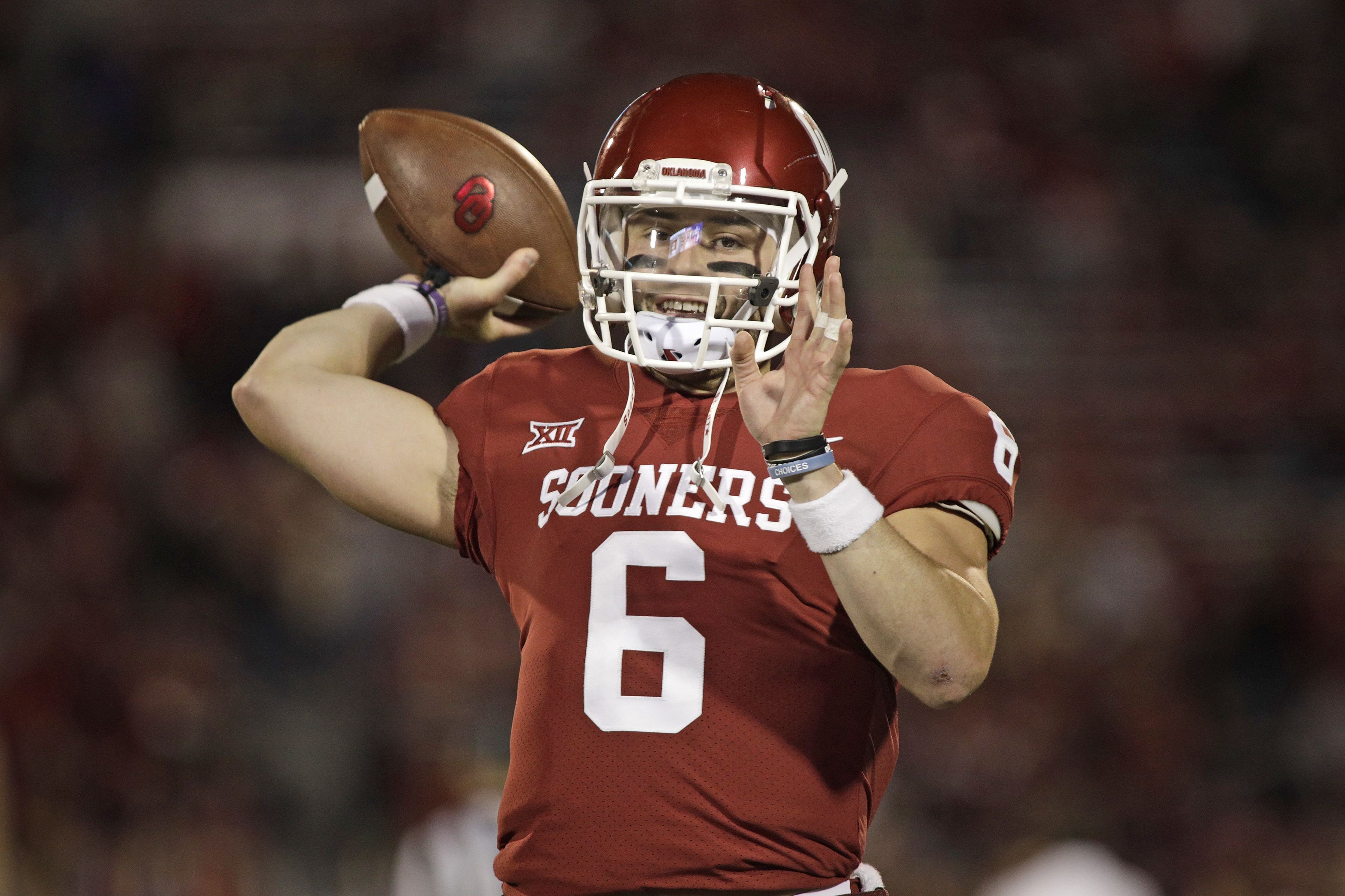 Oklahoma QB Baker Mayfield won’t start against West Virginia