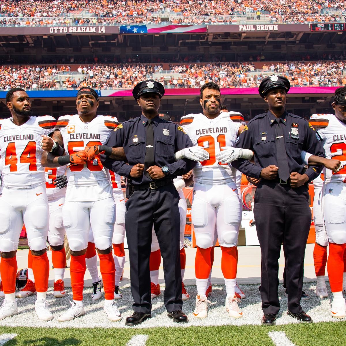 How NFL Teams, Players Observed National Anthem on Opening Sunday