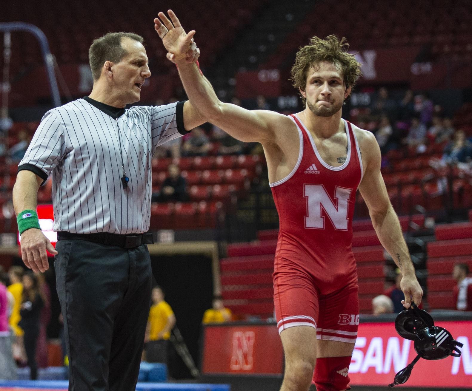 Huskers' Berger earns No. 2 seed for Big Ten Championships