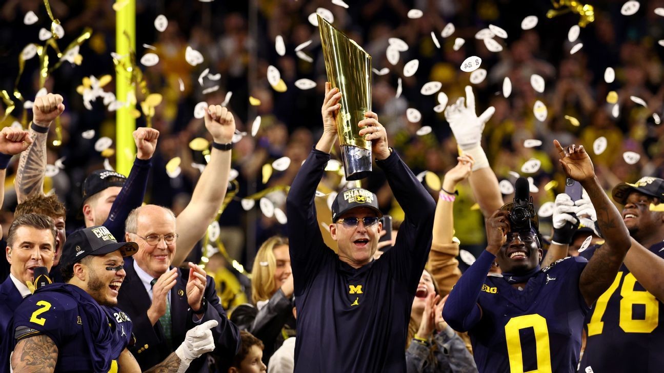 Jim Harbaugh gets '15-0' tattoo to celebrate Michigan's title