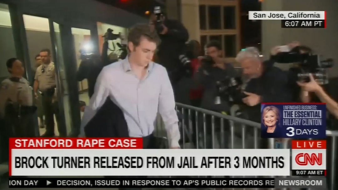 Brock Turner Sex Assault Convict Walks After 3 Months Video