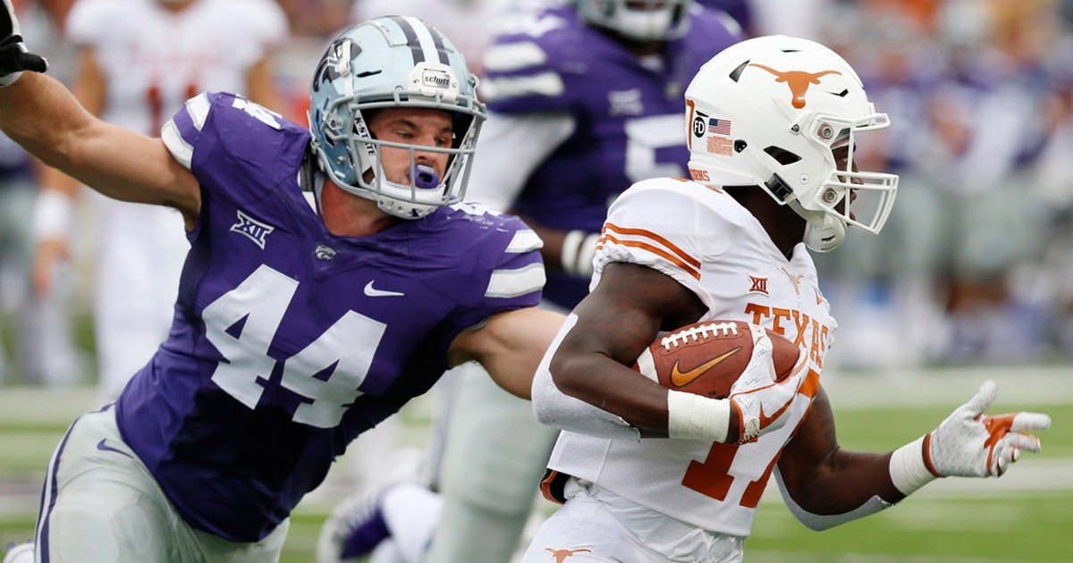 Texas hold off Kansas State 19-14 to snap road skid