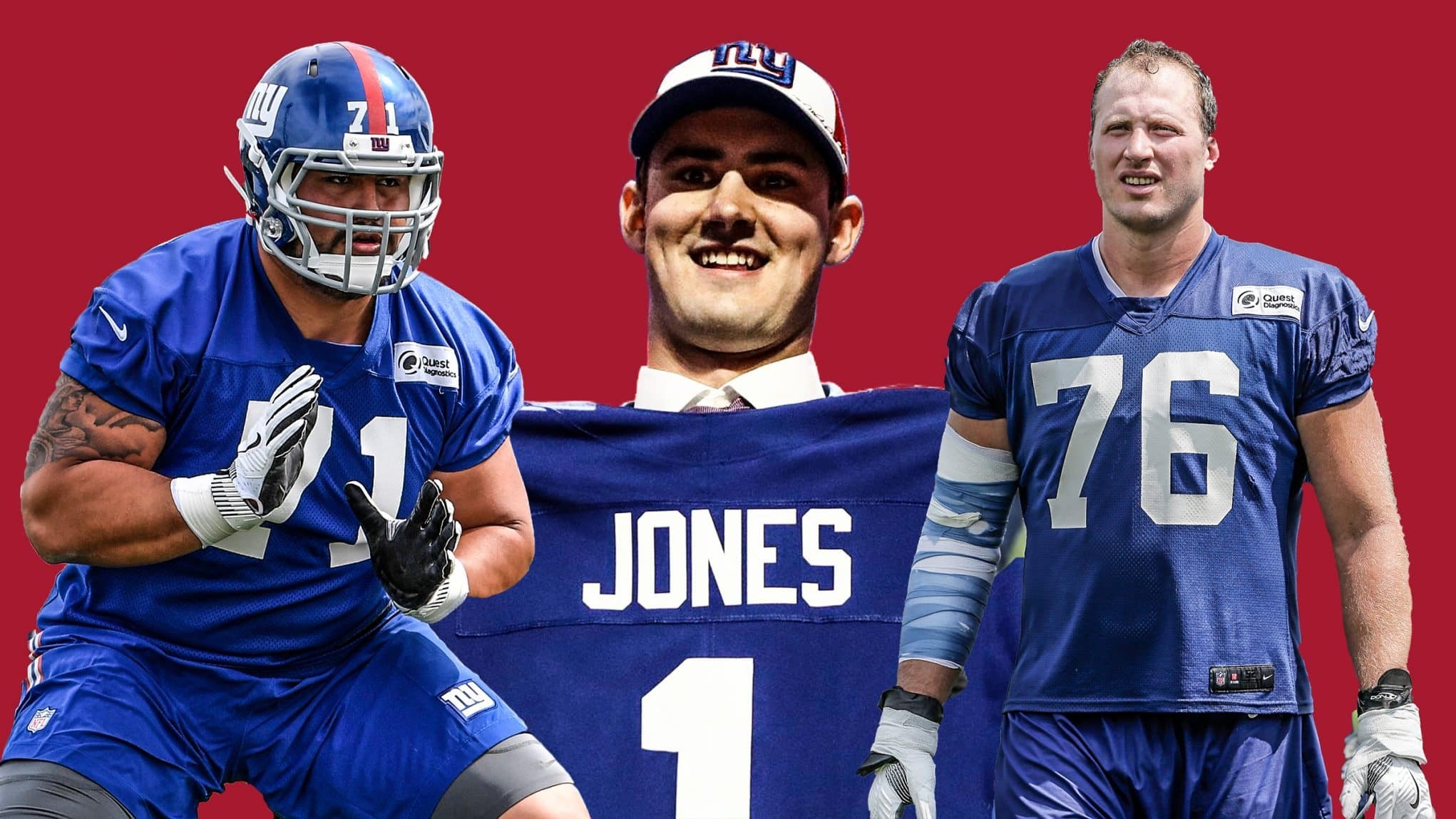 New York Giants QB Daniel Jones fits this offensive line like a glove New York Giants QB Daniel Jones fits this offensive line like a glove