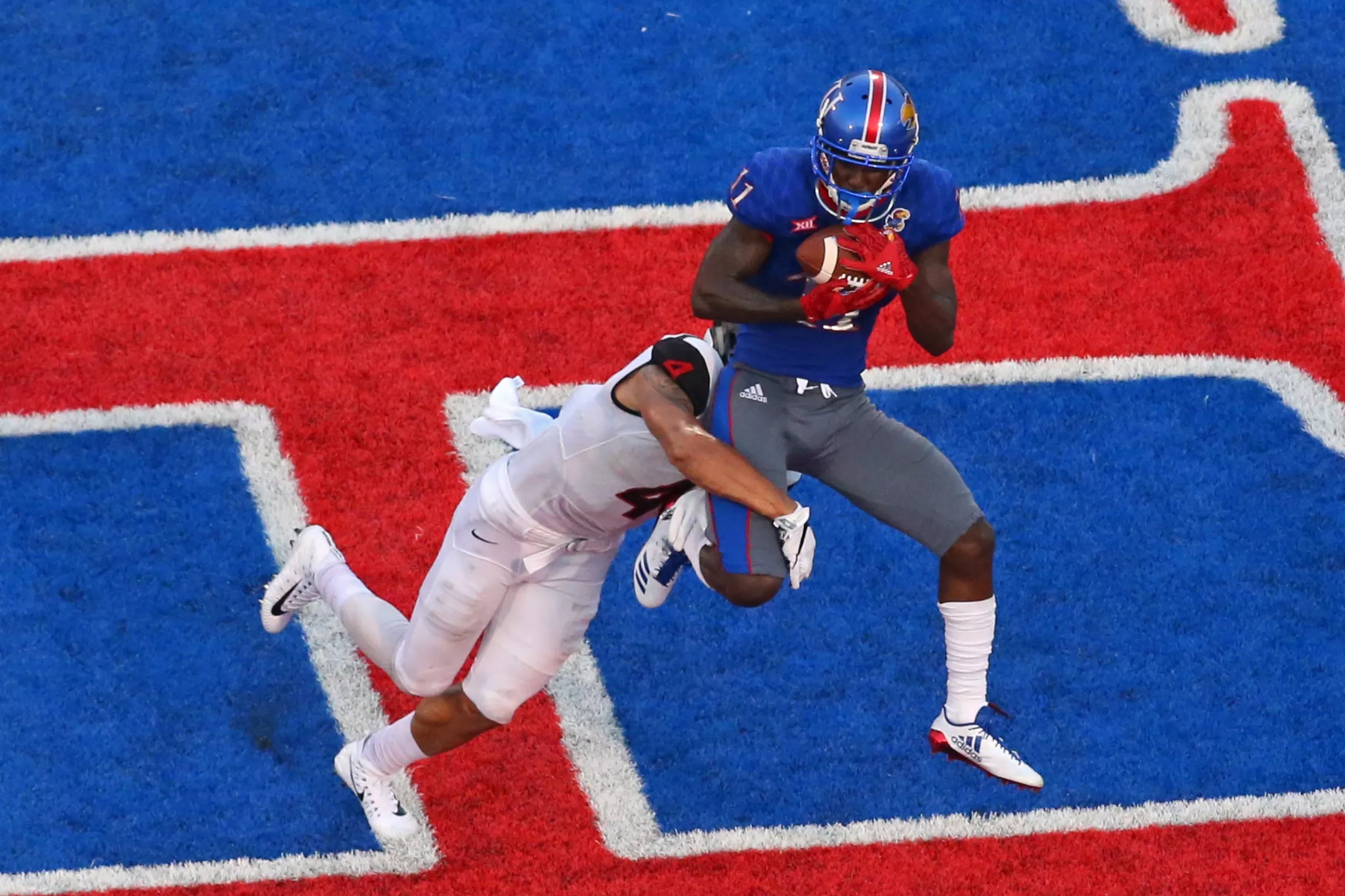 Notebook: Kansas Football Joe Dineen named Big 12 Defensive Player of the Week
