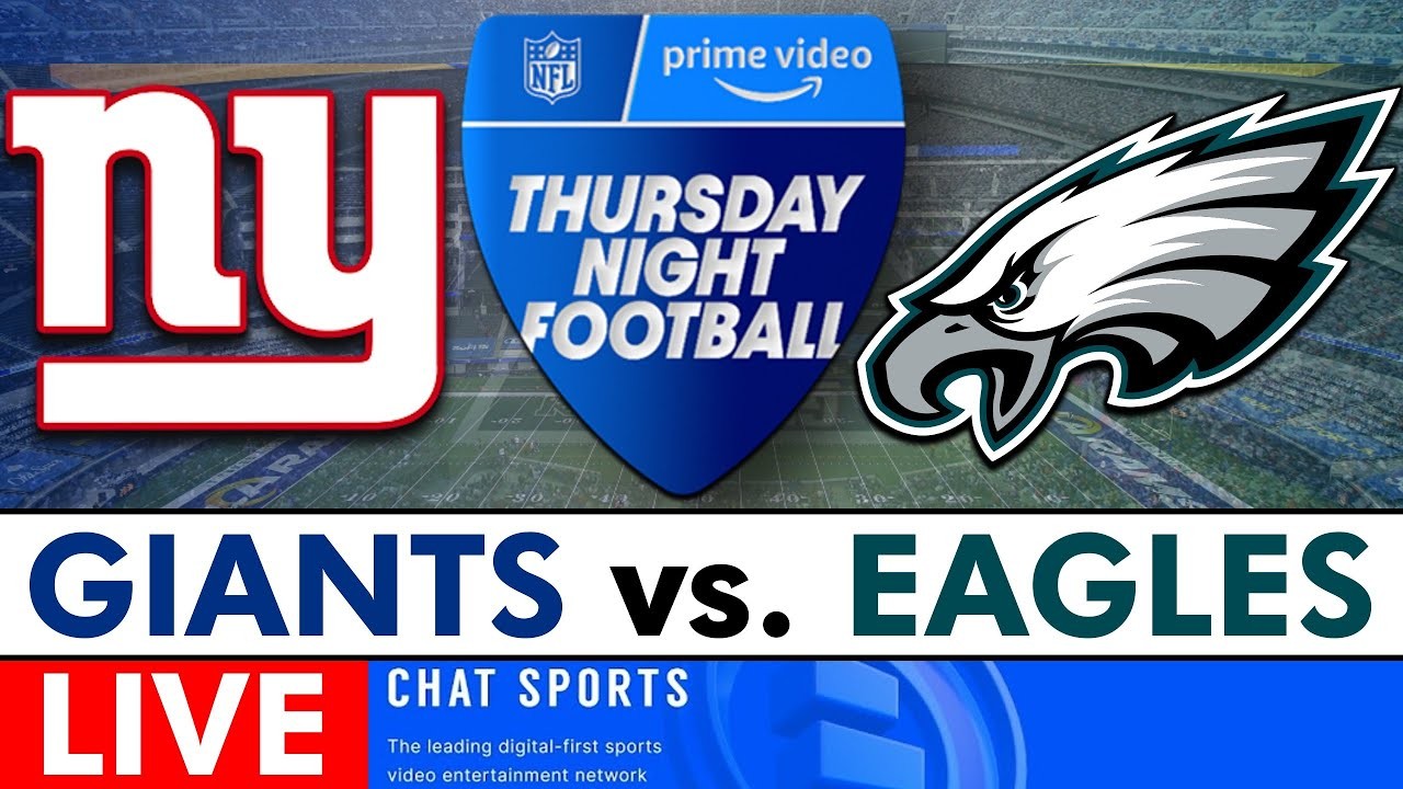 TNF LIVE Stream: Giants vs. Eagles NFL Week 6 Amazon Prime Thursday Night Football Watch Party