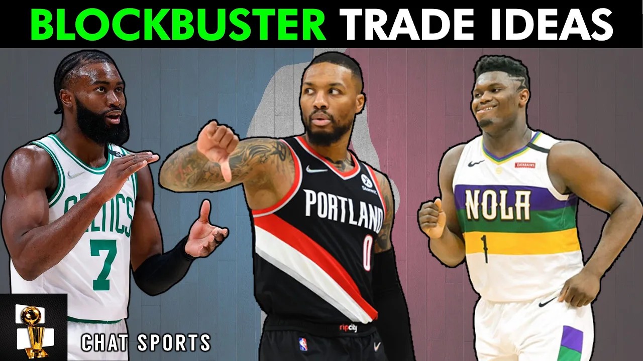 5 BLOCKBUSTER NBA Trade Ideas Ft. Zion Williamson, Damian Lillard, Jaylen Brown & Mikal Bridges