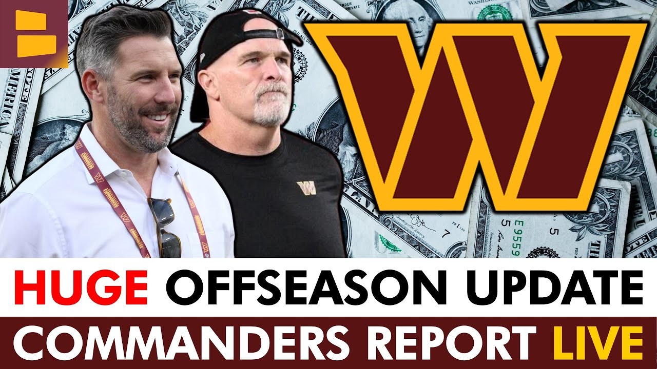 Commanders Report LIVE: Washington Getting EVEN MORE Cap Space For 2025 + Commanders Mock Draft 1.0