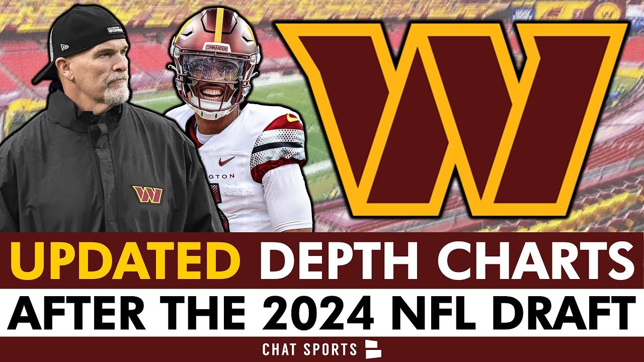 UPDATED Washington Commanders Depth Charts After The 2024 NFL Draft