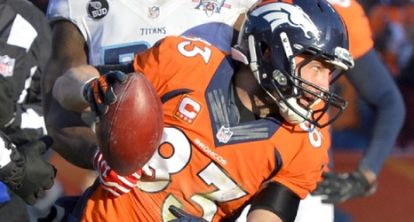 Broncos inactives: vs. Chargers