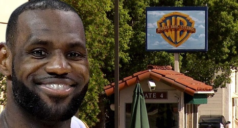 LeBron James -- I Got A New Address ... WARNER BROS. STUDIOS (PHOTOS)
