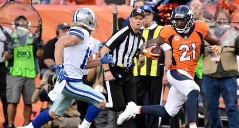 WATCH: Broncos’ Aqib Talib’s 102-yard pick-six against the Cowboys