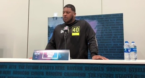 Michigan center Cesar Ruiz believes he's a first-round pick in NFL draft