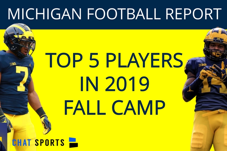 Michigan Football News: Top 5 Players So Far At 2019 Fall Camp For Jim ...