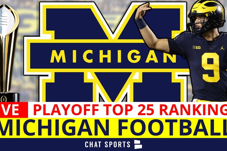 College Football Playoff Rankings Top 25 LIVE | Michigan Football ...