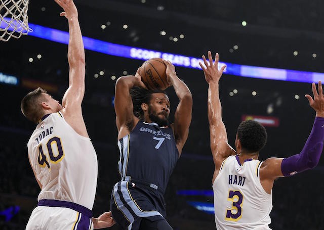 Lakers Dominate Fast Break Points But Grizzlies Take Control Late To ...