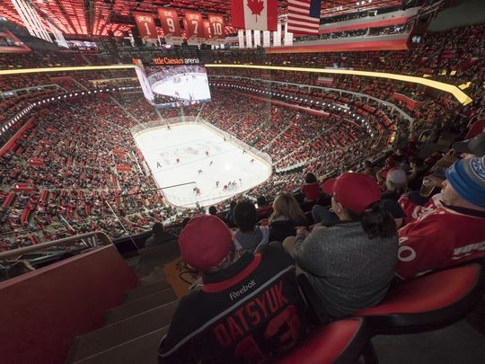 Red Wings fans appreciate view from on high at LCA