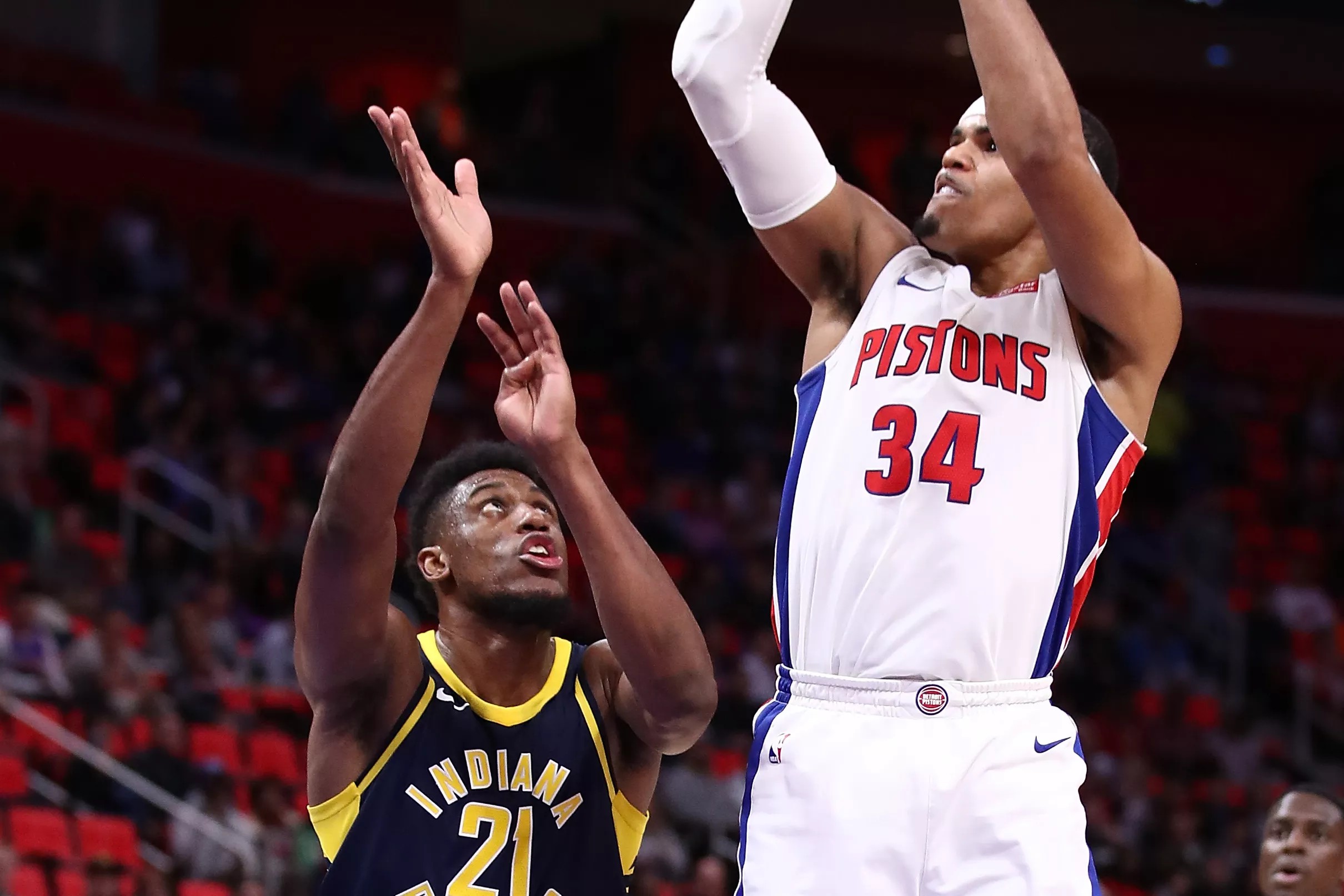 Thaddeus Young’s off-ball defense against the Pistons was weird