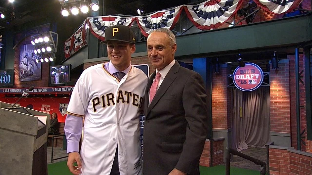 No. 10 pick Swaggerty leads Pirates' Draft class