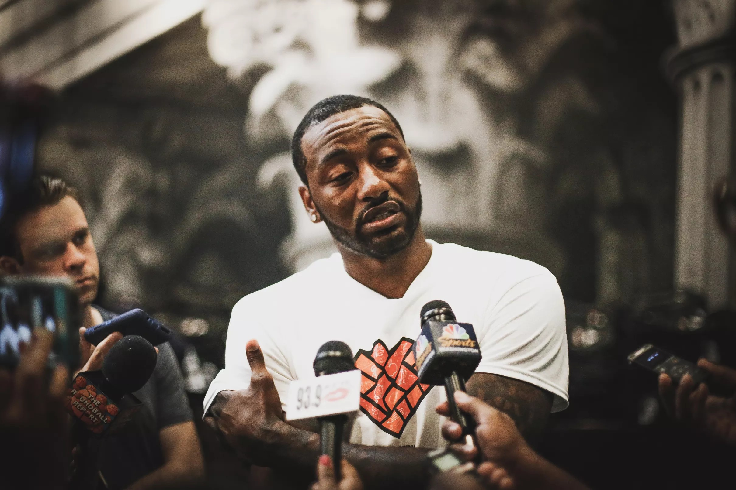 John Wall talks about his rehab, college graduation goals at his sixth ...