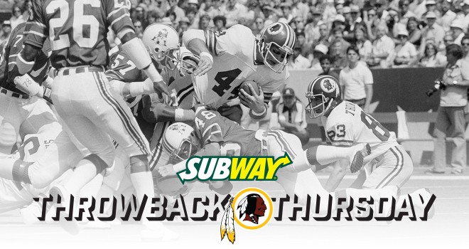 Throwback Thursday: Redskins Score Opening Day Victory Over Patriots In ...