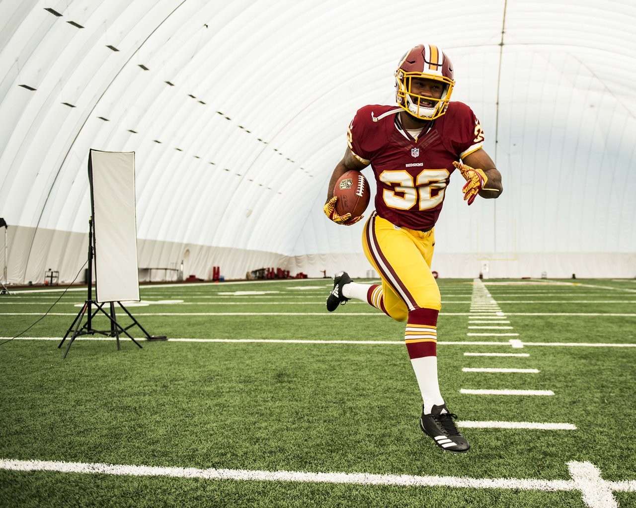 Behind The Scenes: Samaje Perine's Photo Shoot