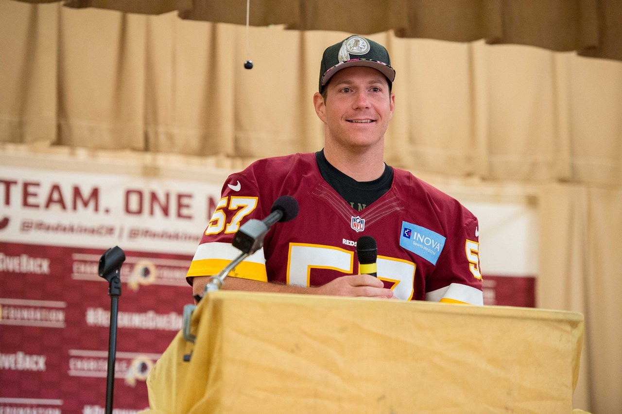 The Washington Redskins Charitable Foundation And Nick Sundberg Kick ...