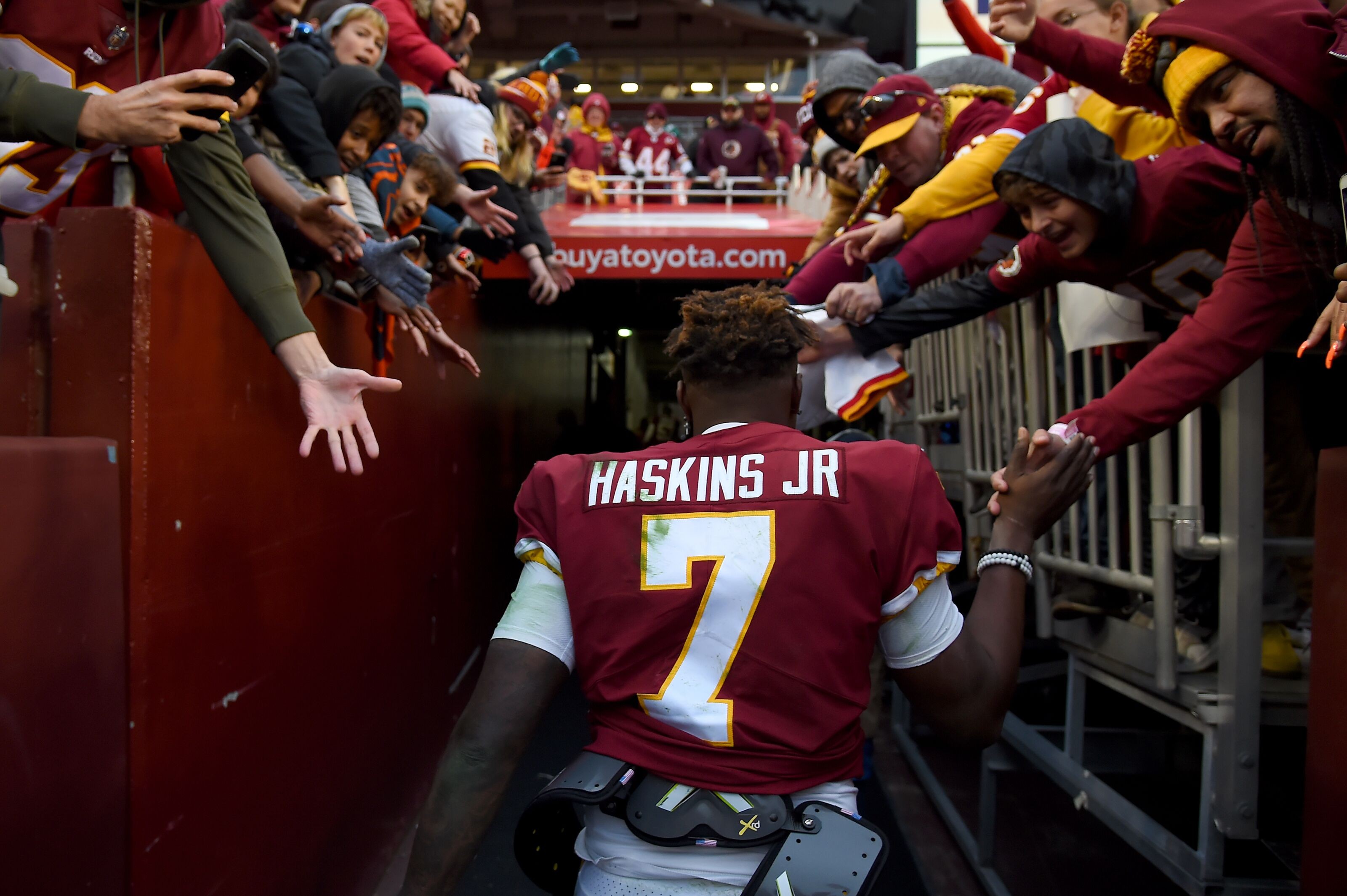 Who will be the Redskins quarterback to start the 2020 season?