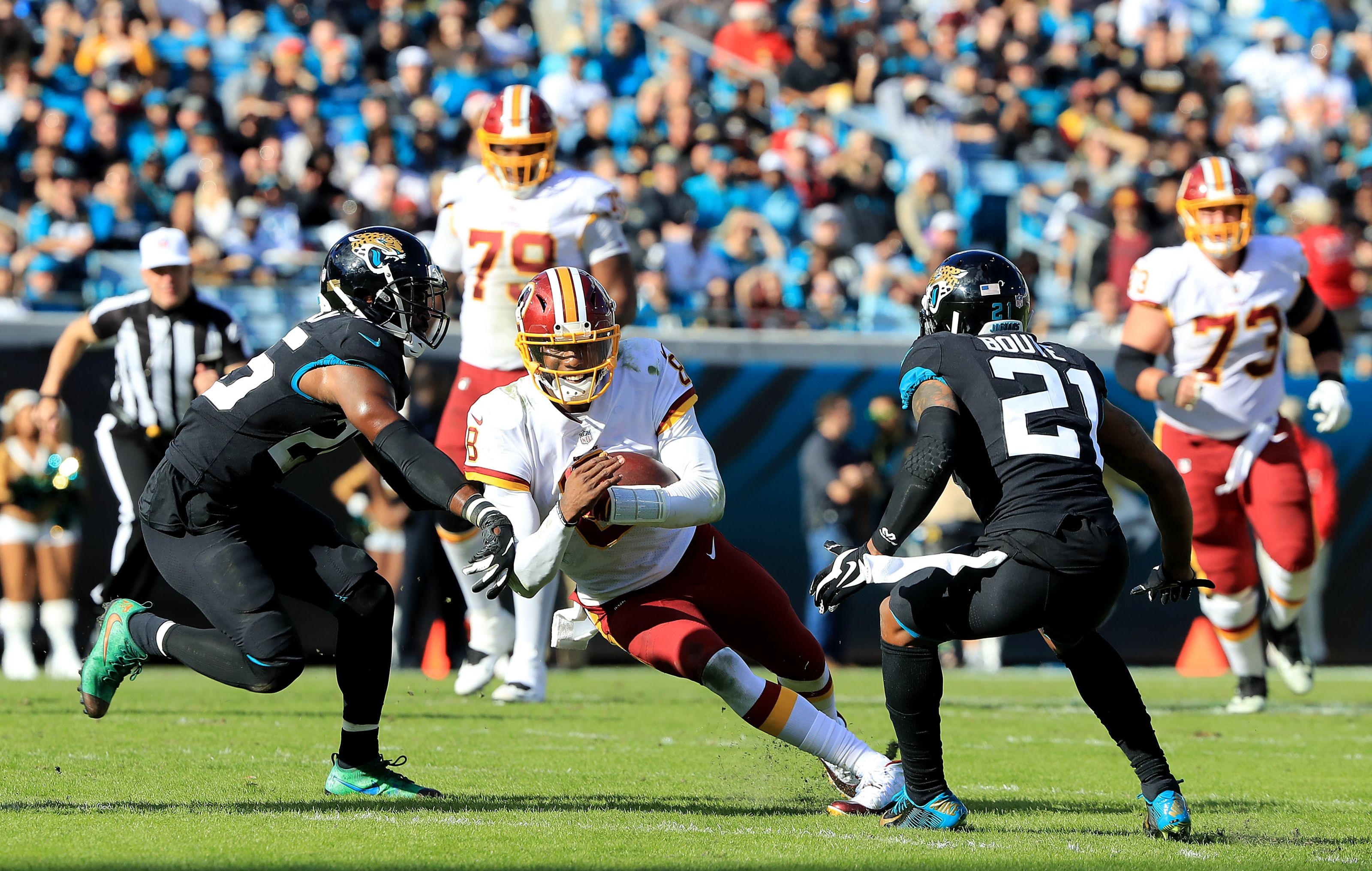 Redskins Challenge: Josh Johnson, Adrian Peterson, ‘Put up your Dukes’