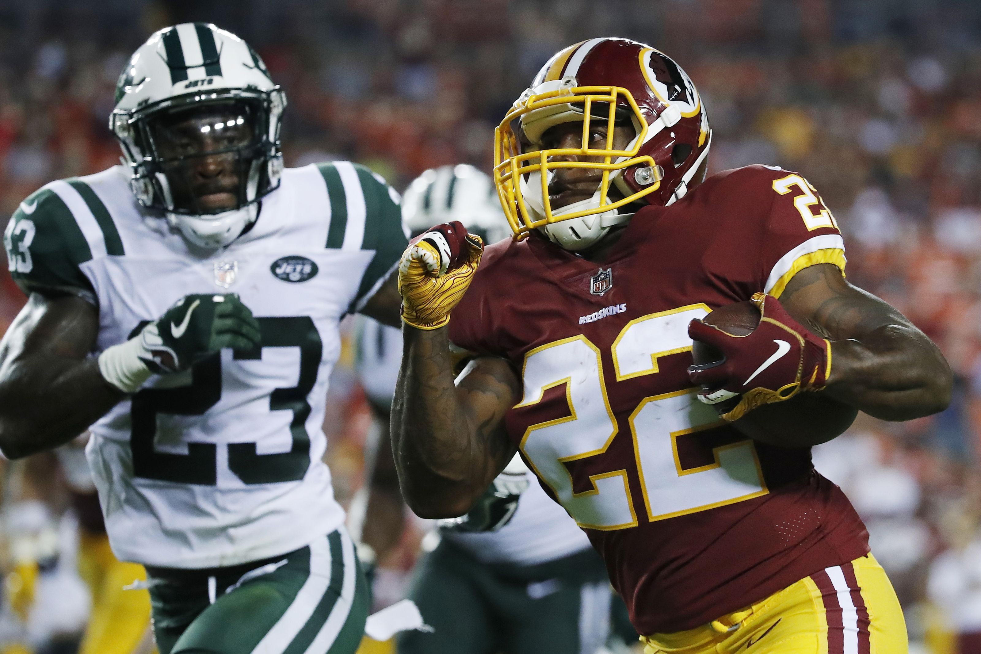 Redskins make flurry of roster moves, waive RB Martez Carter