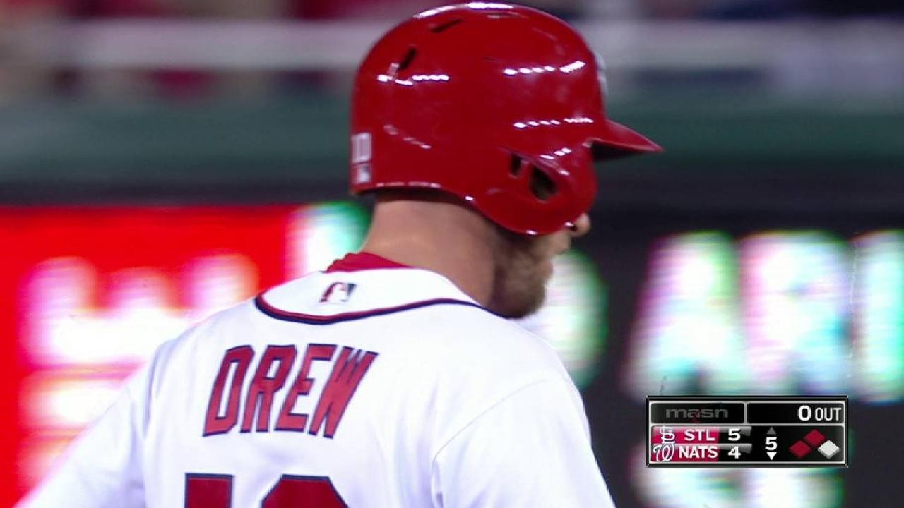 Nationals glad to have Drew back from DL