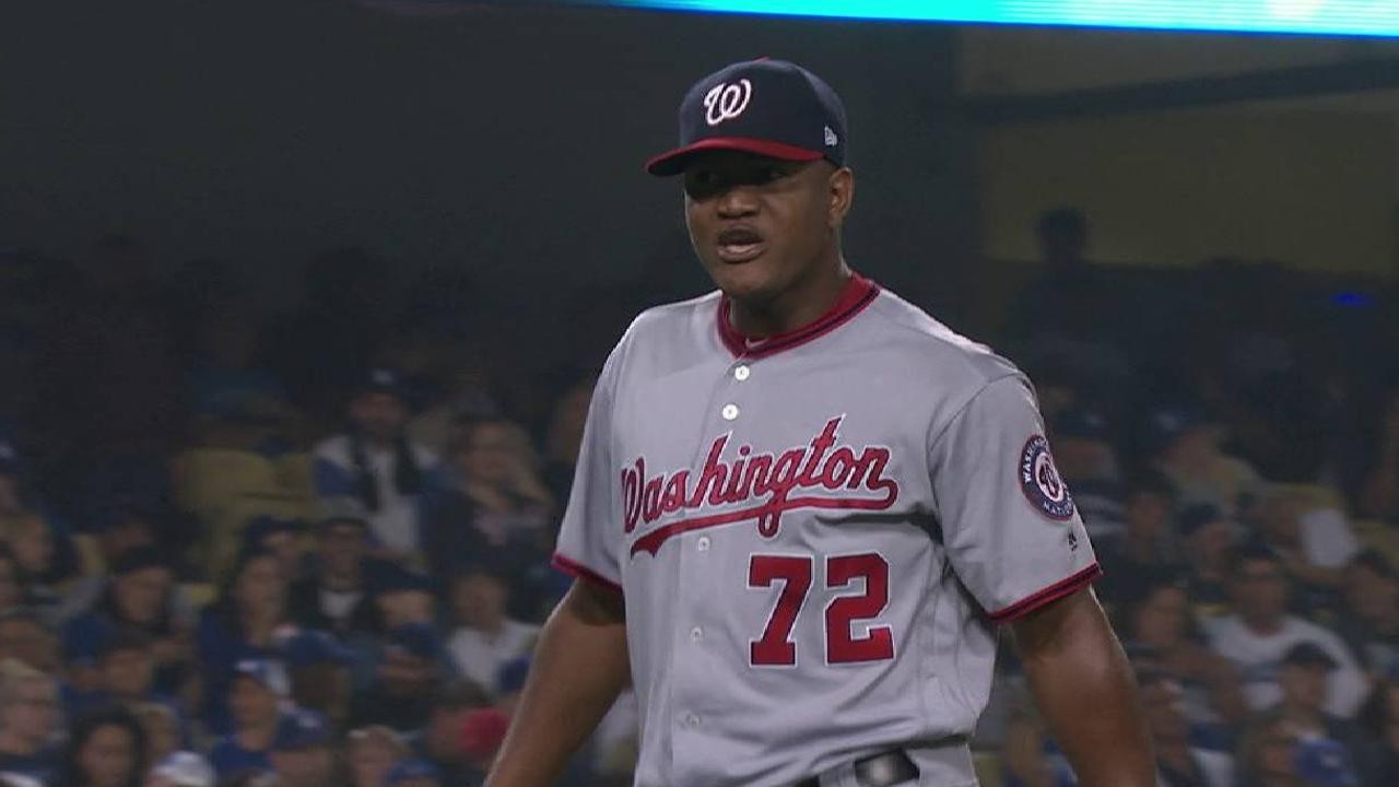 Romero emerging in Nationals' bullpen