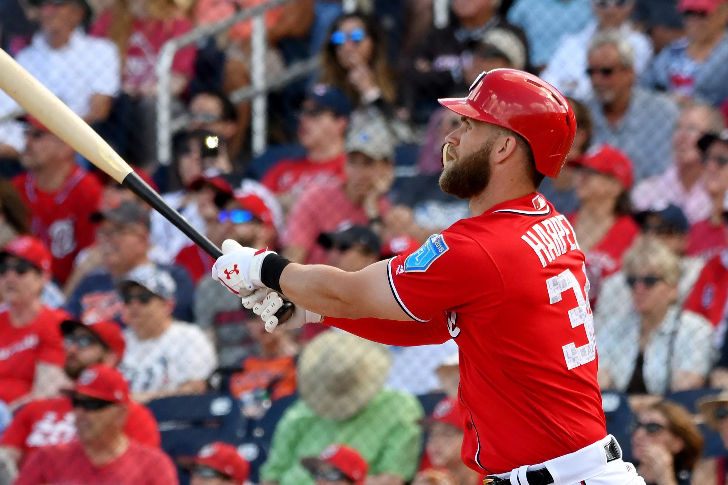 WATCH: Bryce Harper’s first home run of Spring Training was an absolute ...