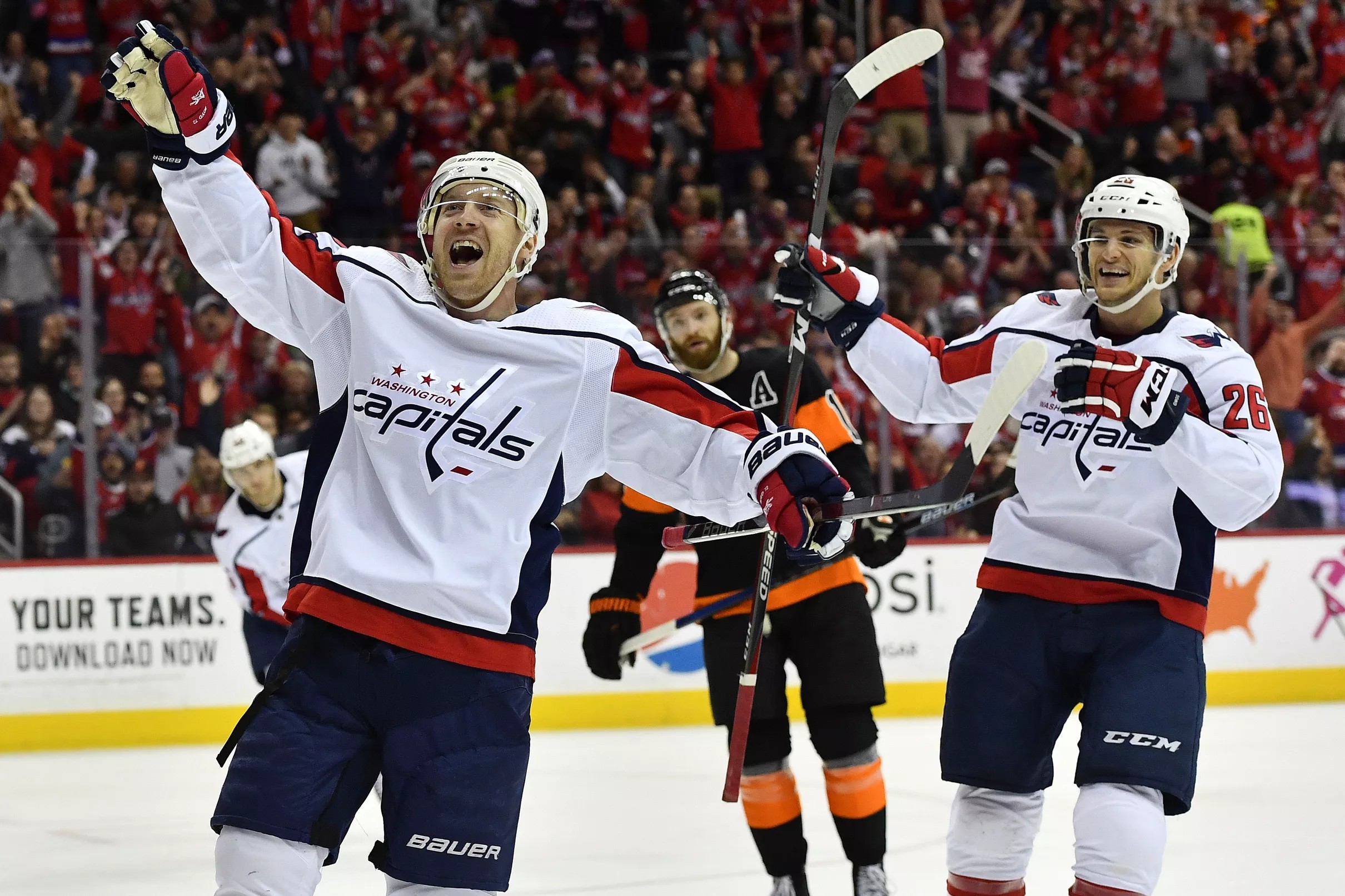 Caps vs. Flyers Recap: Caps Feed Philly Three Steaks, Win 3-1