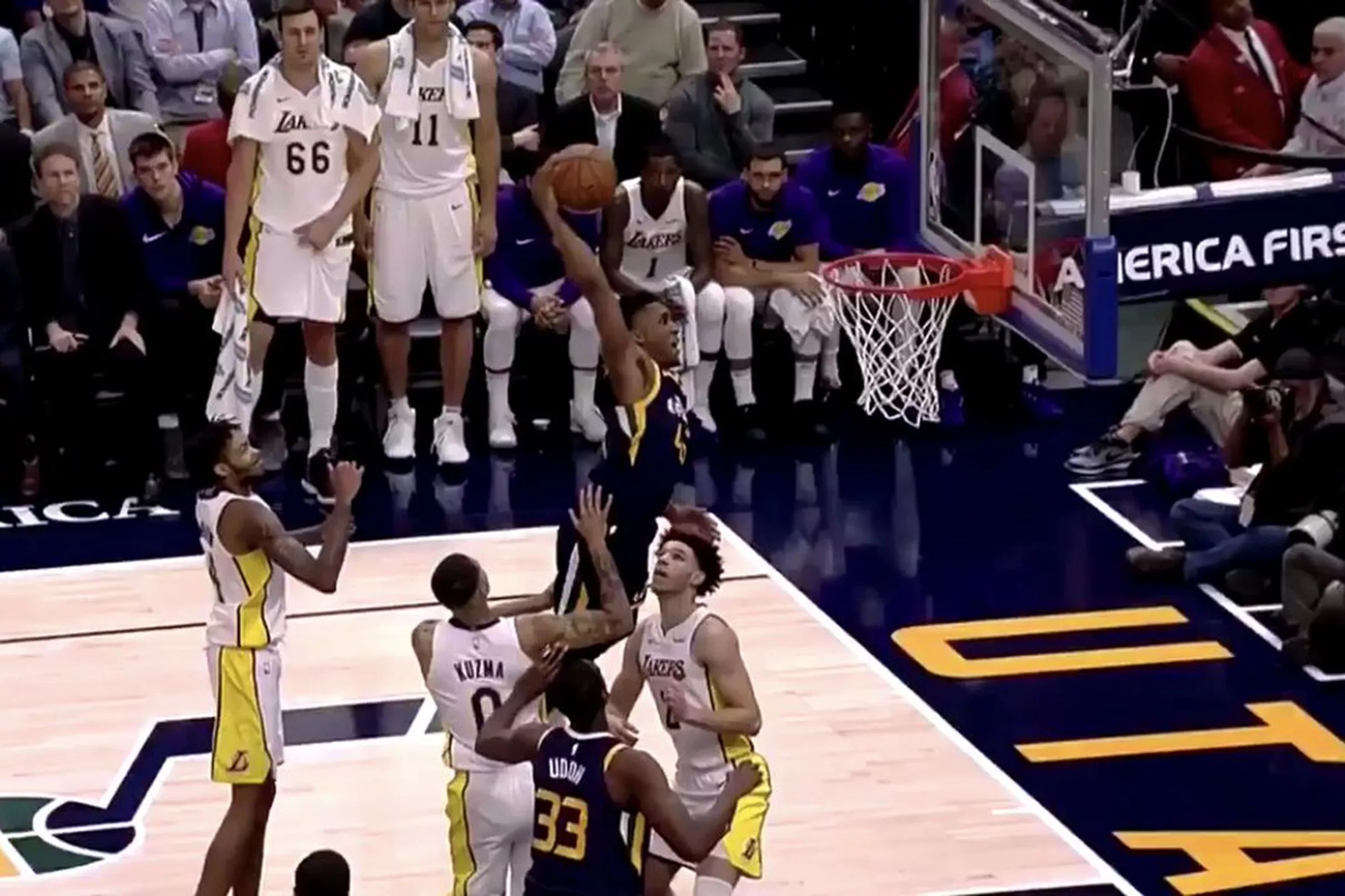 Donovan Mitchell has the dunk of the year in October.