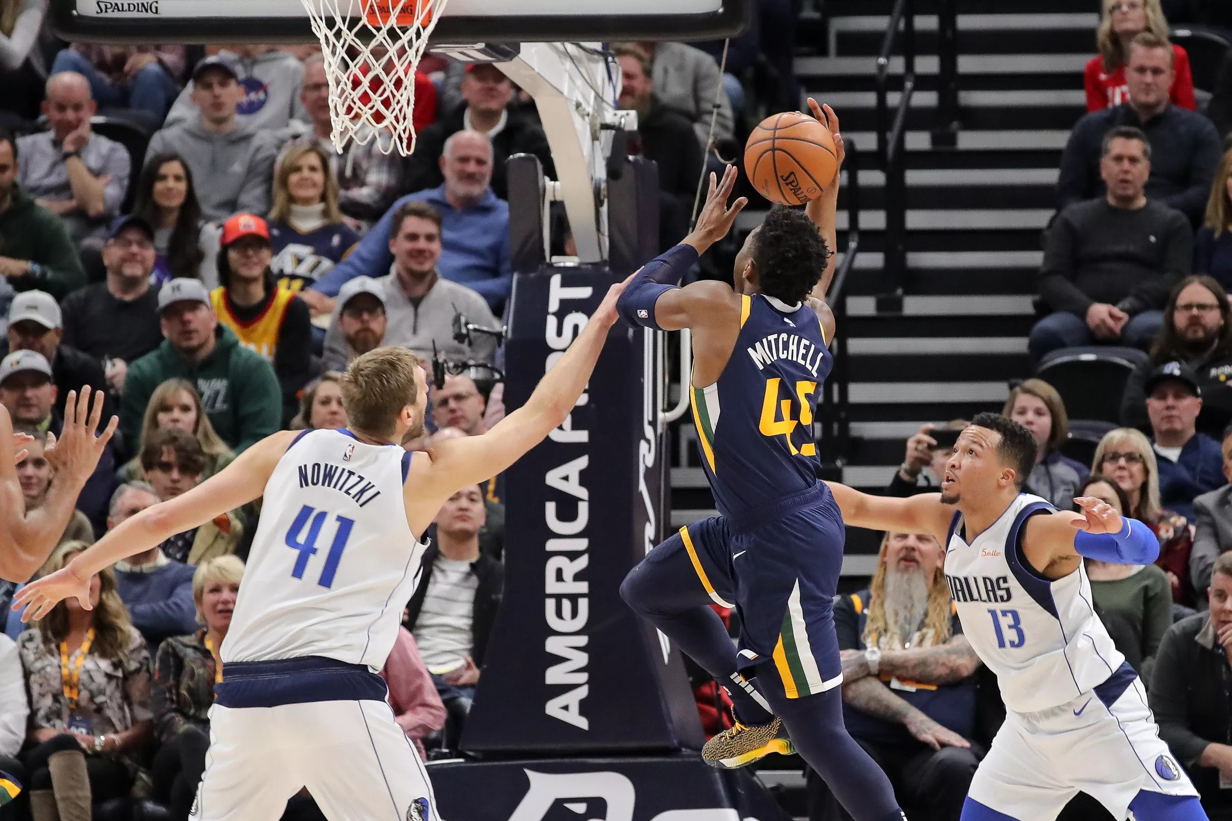 Dirk Nowitzki’s last game in Utah ended how it should ... with a loss